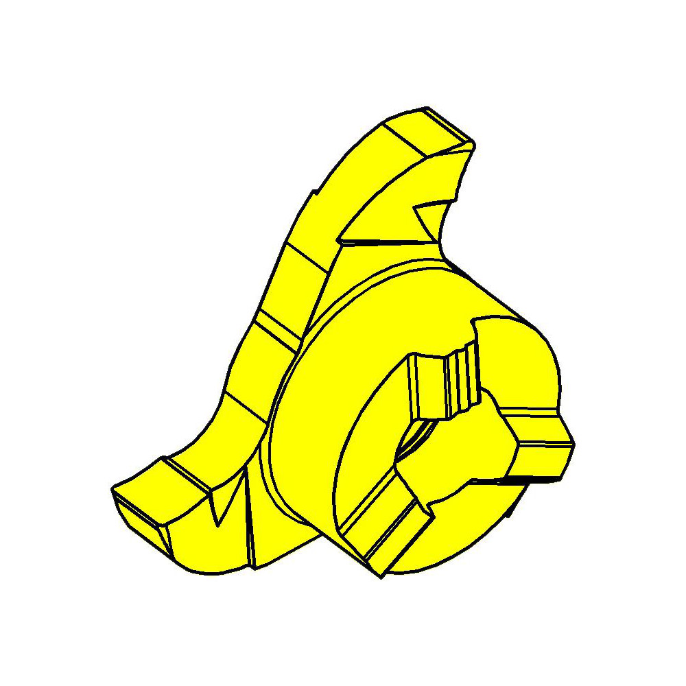 HORN - Groove Milling Tip Insert: 335050000 TI25, Carbide | MSC Direct