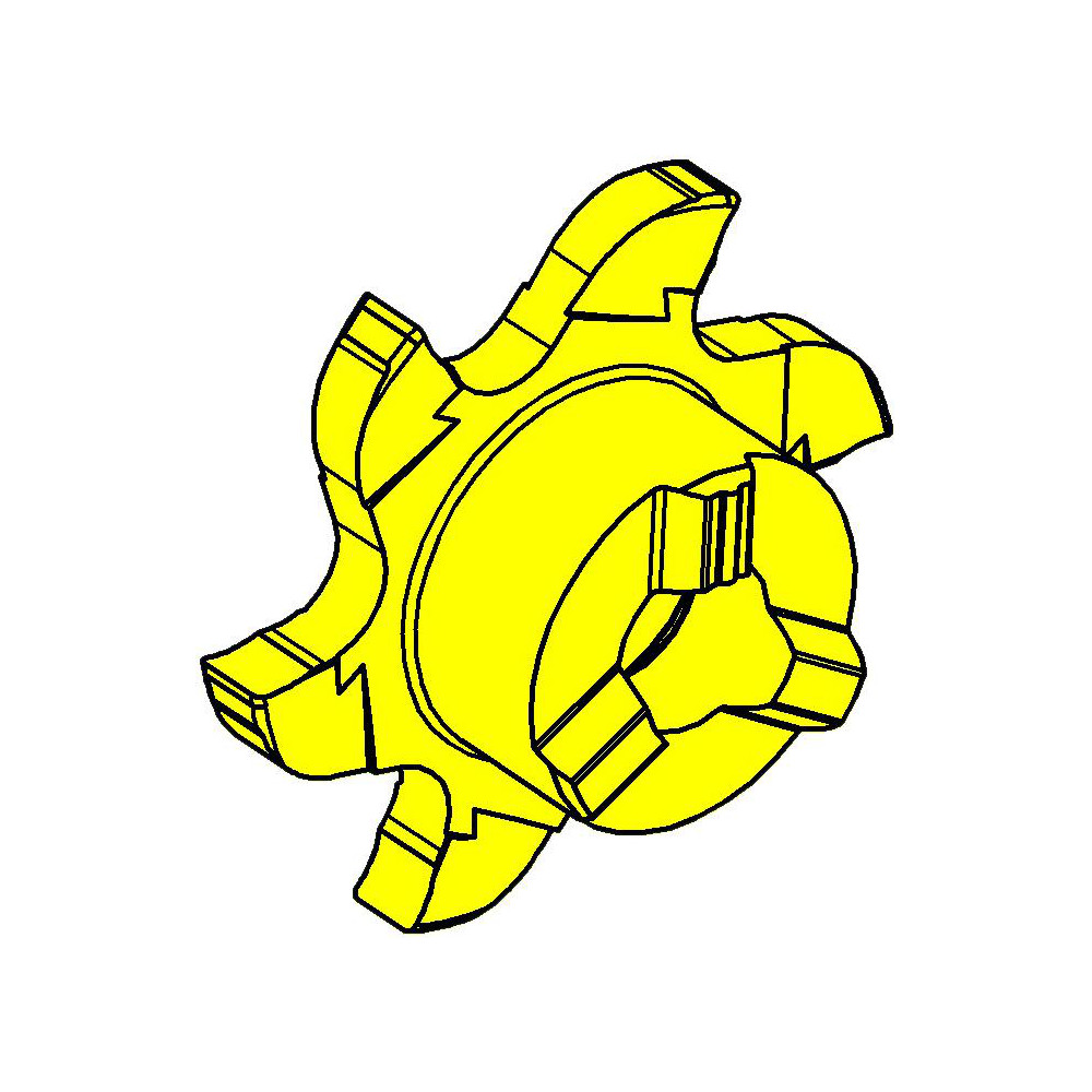 HORN - Tooth Milling Tip Insert: 628026500 AS45, Carbide | MSC Direct