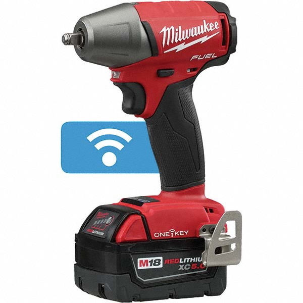 Milwaukee Tool - 3/8" Drive 18 Volt Pistol Grip Cordless Impact Wrench ...