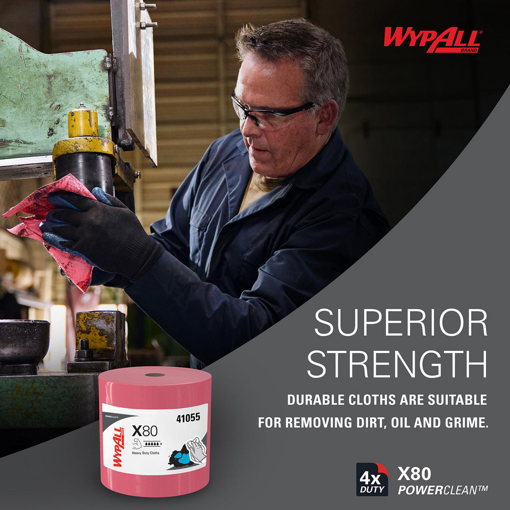 WypAll - WypAll X80 Reusable Wipes (41055), Extended Use Cloths Jumbo ...