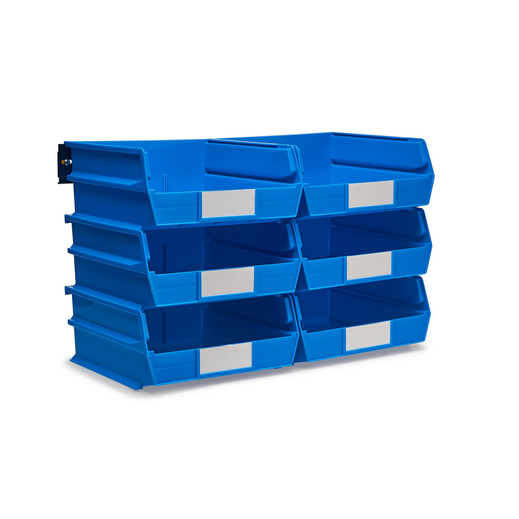 Triton Products - Plastic System & Set Bin: Multi-Colored, 10-1/4 x 4-3 ...