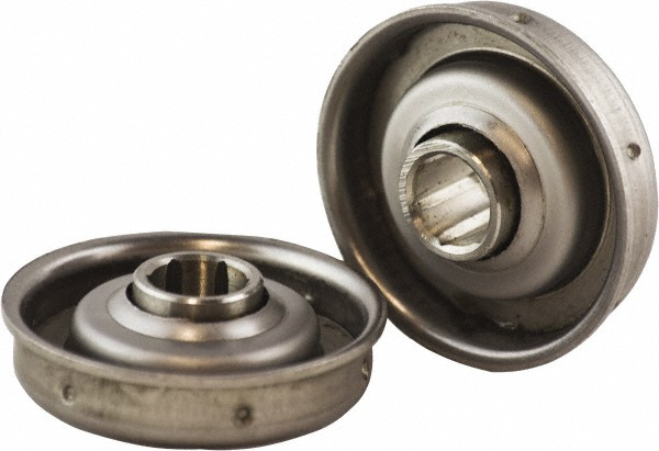 USDI - 1 Row, 1.78" OD, 7/16" Hex Open Conveyor Roller Bearing | MSC Direct