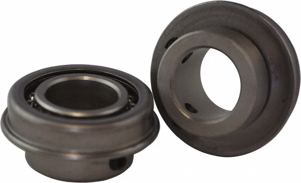 USDI - 1 Row, 2" OD, 1" Bore Dia, Round Open Conveyor Roller Bearing ...