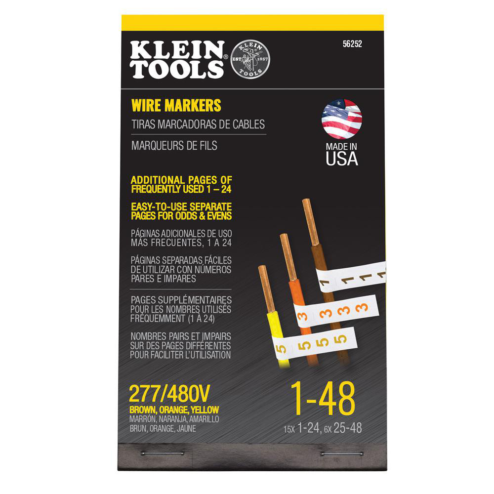 Klein Tools - Wire Marker Books & Pens: Book Type: Numeric; Included ...