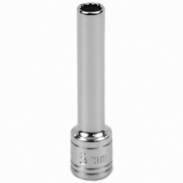 SK - Deep Hand Socket: 1/4" Drive, 5.00 mm Socket, 12-Point | MSC Direct