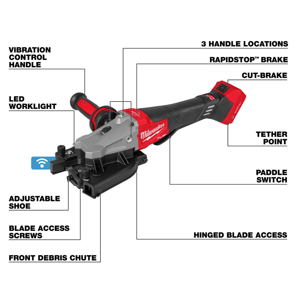 Milwaukee Tool - Cordless Cutters: Cutting Capacity: 240 Cuts; Voltage ...