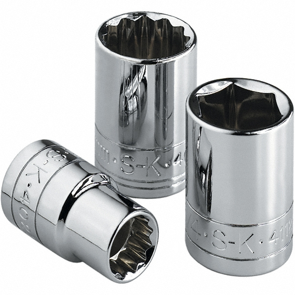 SK - Standard Hand Socket: 3/8" Drive, 13.00 mm Socket, 12-Point | MSC ...