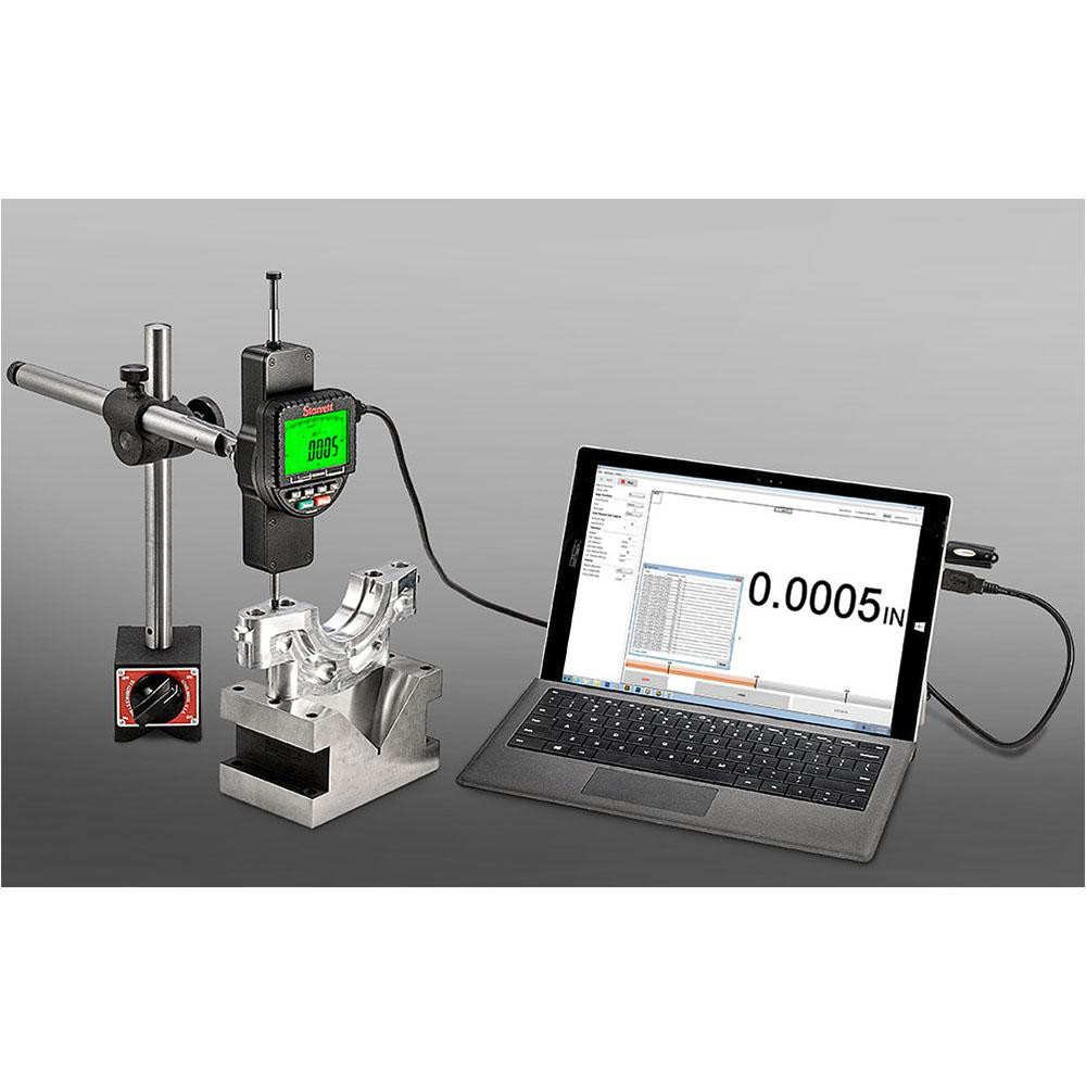 Starrett - LCD Electronic Drop Indicator: 2" Max, 0.000200" Accuracy ...