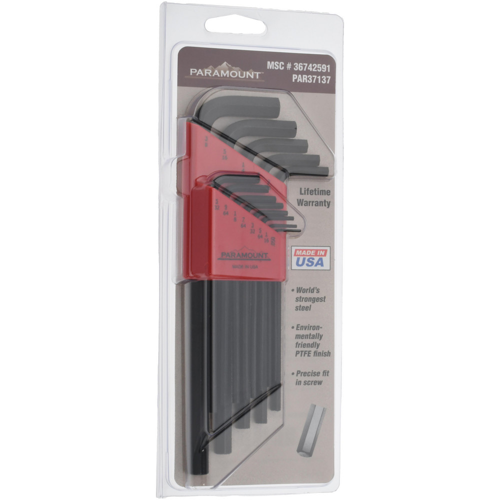Paramount - 13 Piece L-Key Hex Key Set | MSC Direct