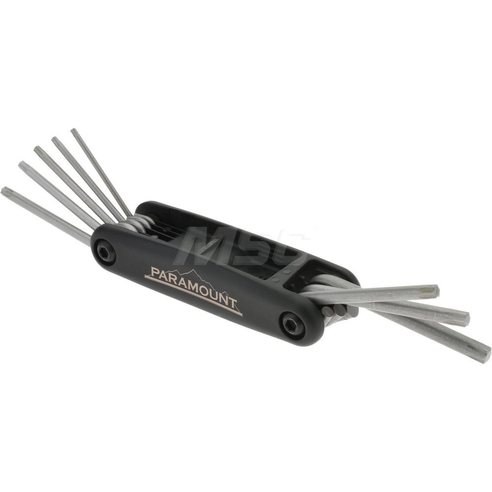 Paramount - Torx Key Set: 8 Pc, Fold-Up Handle, T9 to T40 | MSC Direct