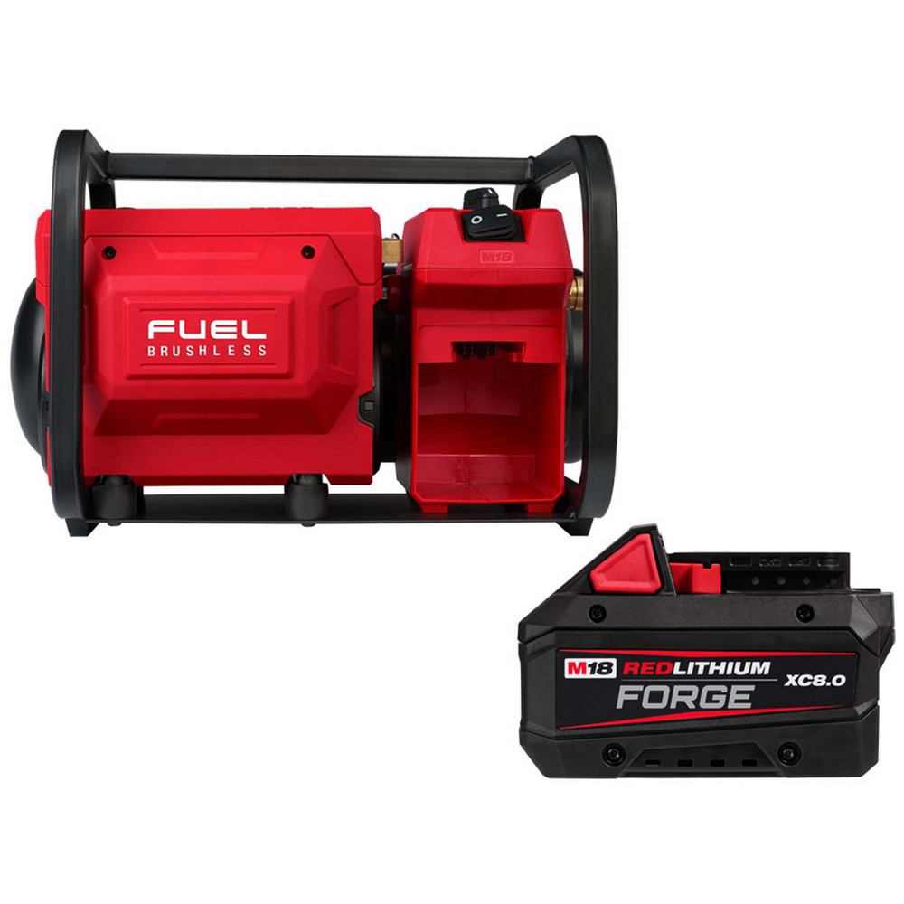 Milwaukee Tool - Portable Electric Air Compressors: CFM: 1.2; Input ...