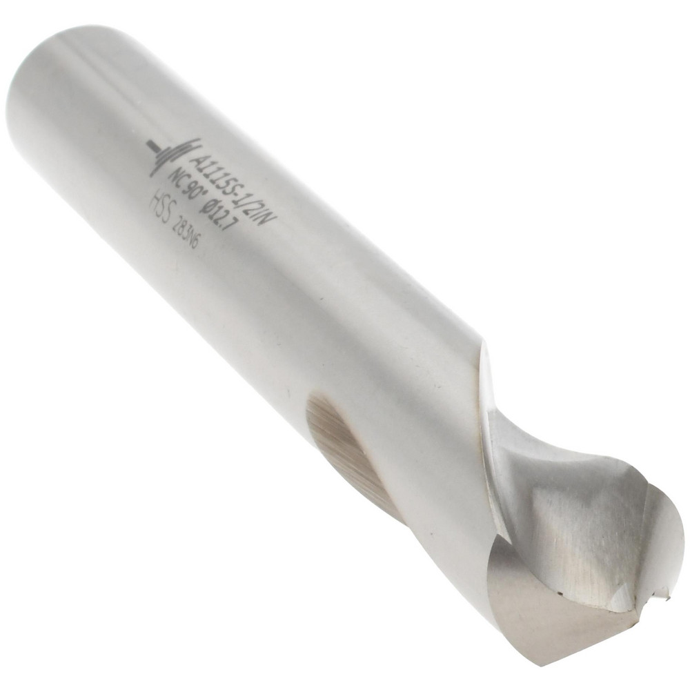 Walter-Titex - Spotting Drill: 1/2" Dia, 90 deg, 4-1/64" OAL, High ...
