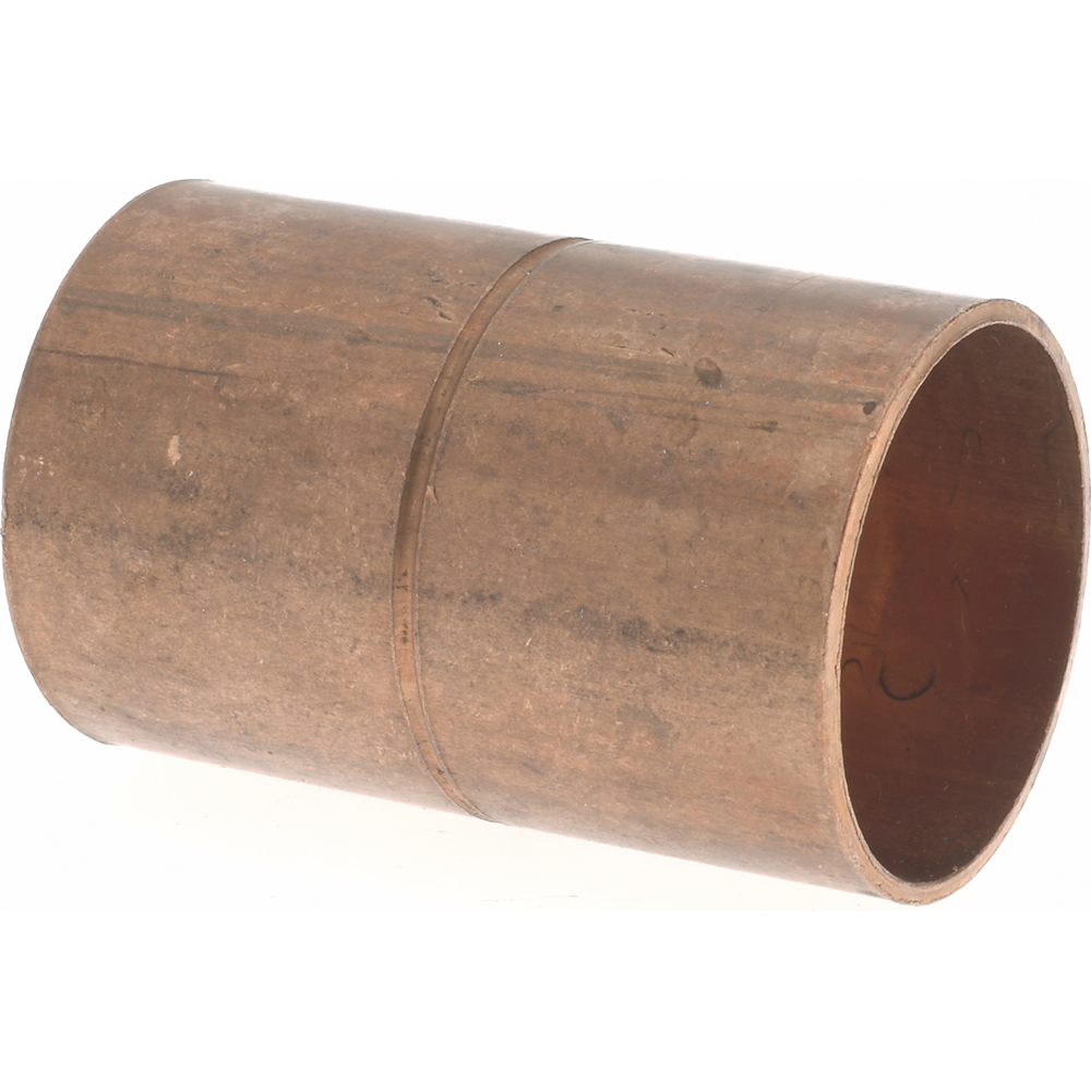 Mueller Industries - 1" Wrot Copper Pipe Coupling with Rolled Stop ...