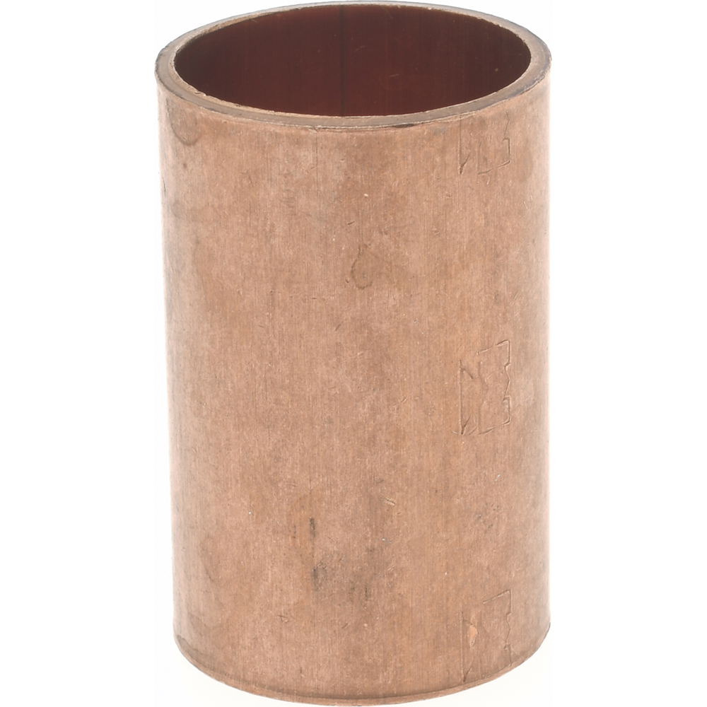 Mueller Industries - 1/2" Wrot Copper Pipe Coupling without Stop ...