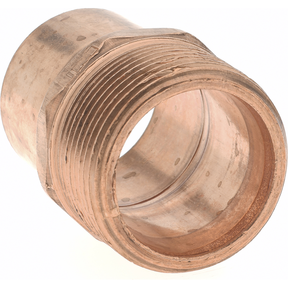 Mueller Industries - 1-1/4" Wrot Copper Pipe Adapter - 36890572 - MSC ...