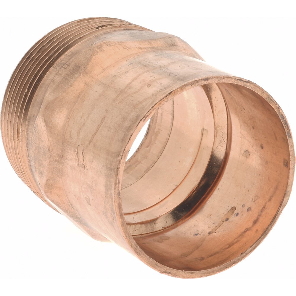 Mueller Industries - 1-1/2" Wrot Copper Pipe Adapter - 36890580 - MSC ...