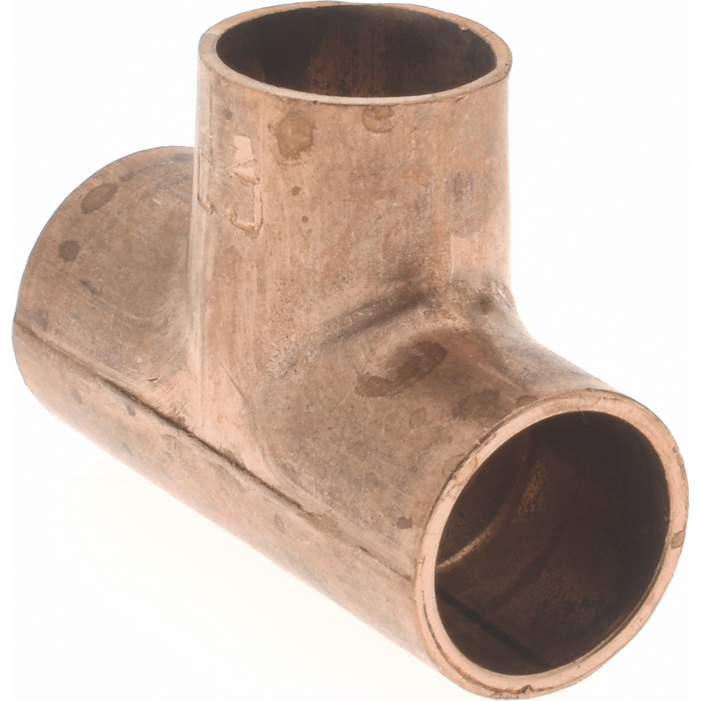 Mueller Industries - 1/4" Wrot Copper Pipe Tee - 36891356 - MSC ...
