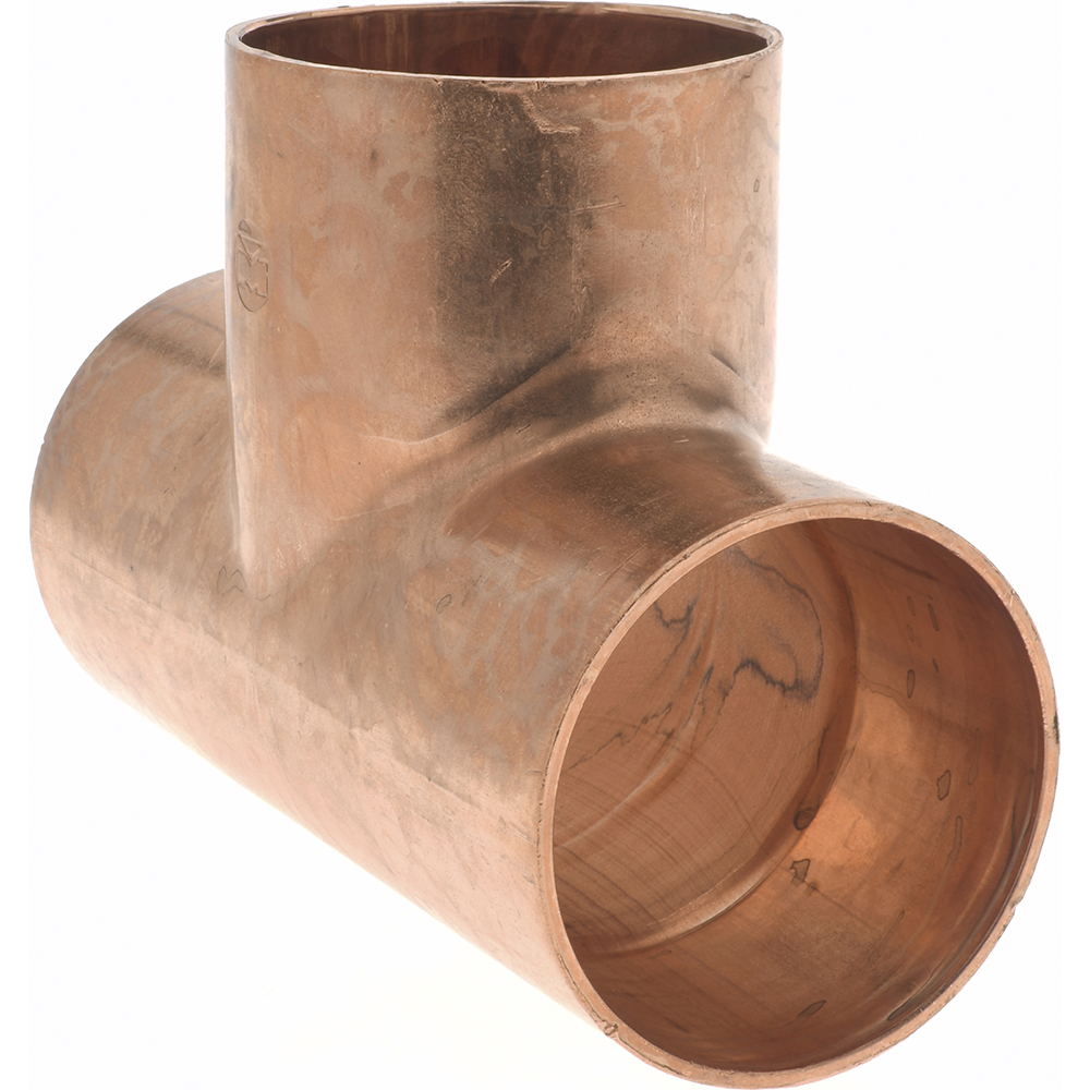 Mueller Industries - 2" Wrot Copper Pipe Tee - 36891430 - MSC ...