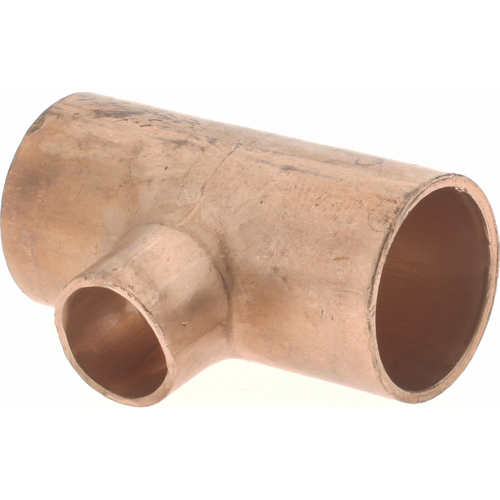 Mueller Industries - 1/2 x 1/2 x 1/4" Wrot Copper Pipe Tee - 36891521 ...