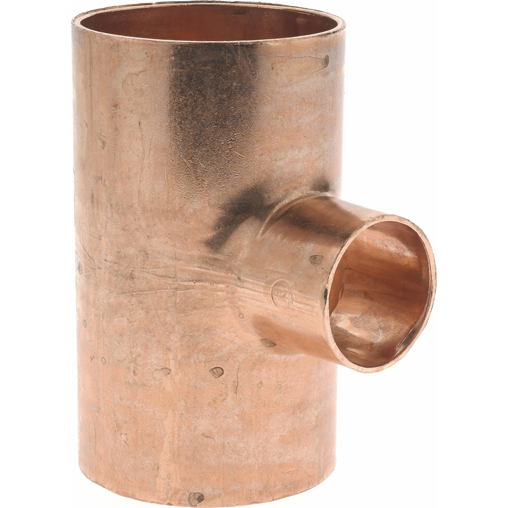 Mueller Industries - 2 x 2 x 1" Wrot Copper Pipe Tee - 36891703 - MSC ...