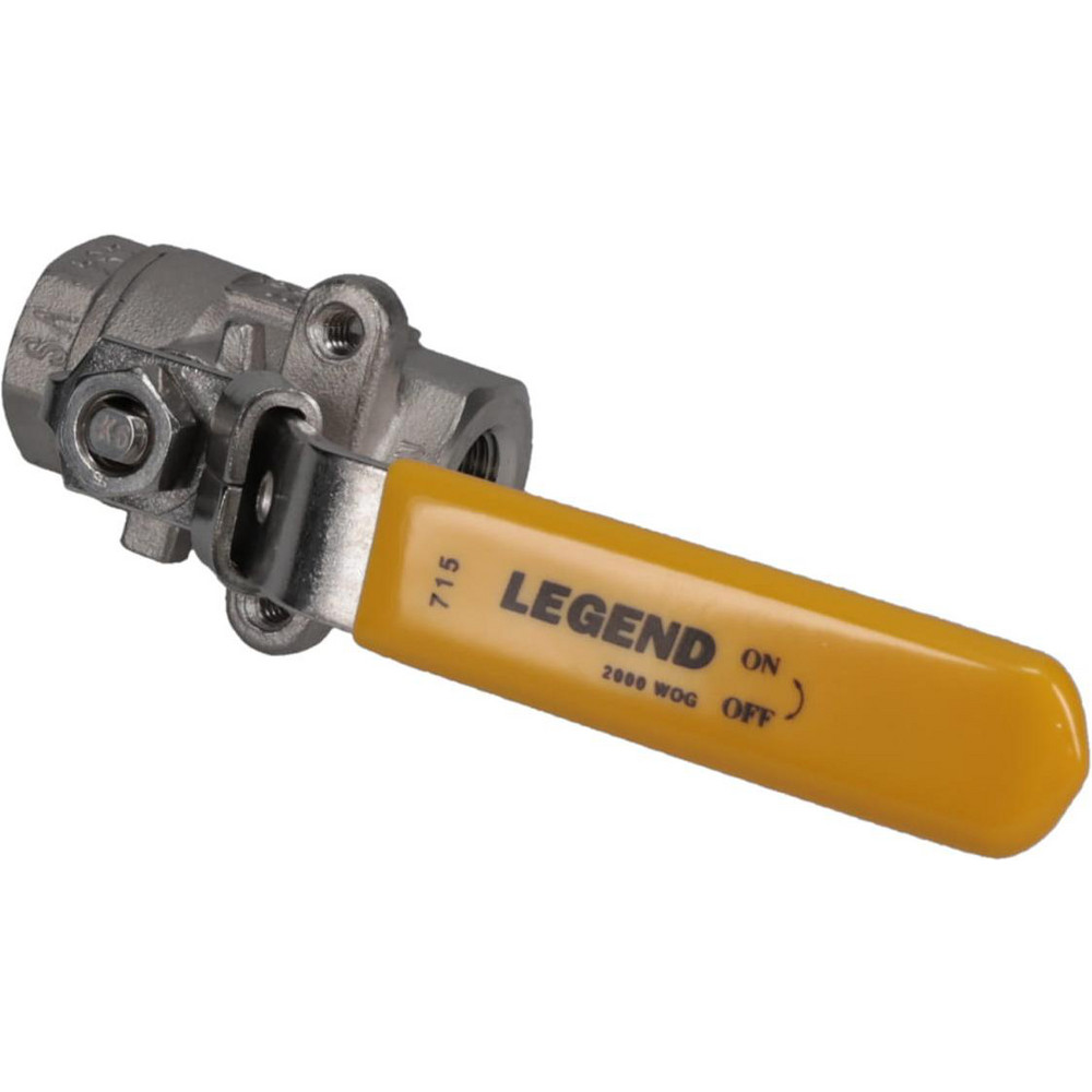 Legend Valve - Standard Manual Ball Valve: 1/4" Pipe, Large Port | MSC ...