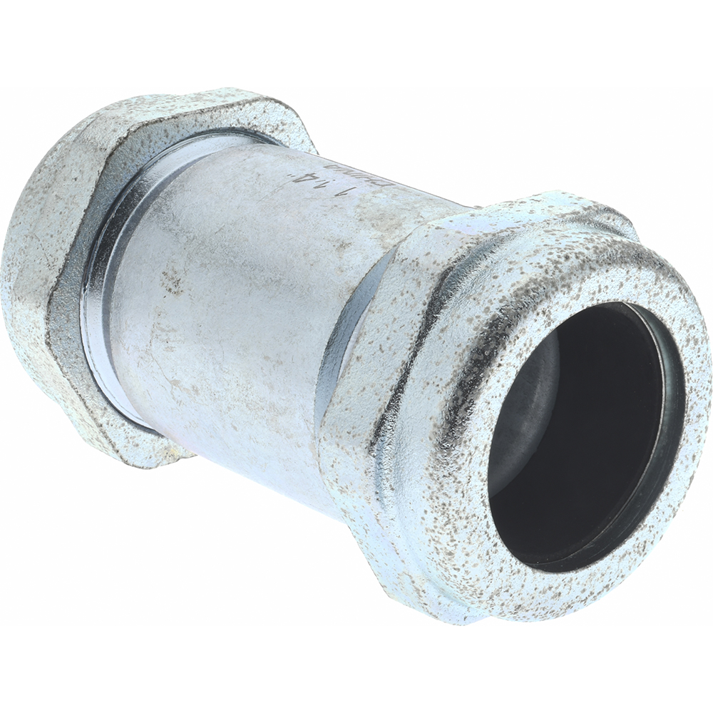 Legend Valve - 1-1/4" Pipe, Galvanized Compression Pipe Coupling ...