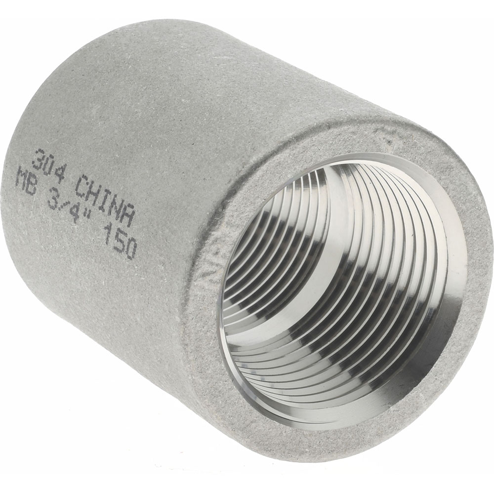 Merit Brass - Pipe Coupling: 3/4", 304 Stainless Steel | MSC Direct