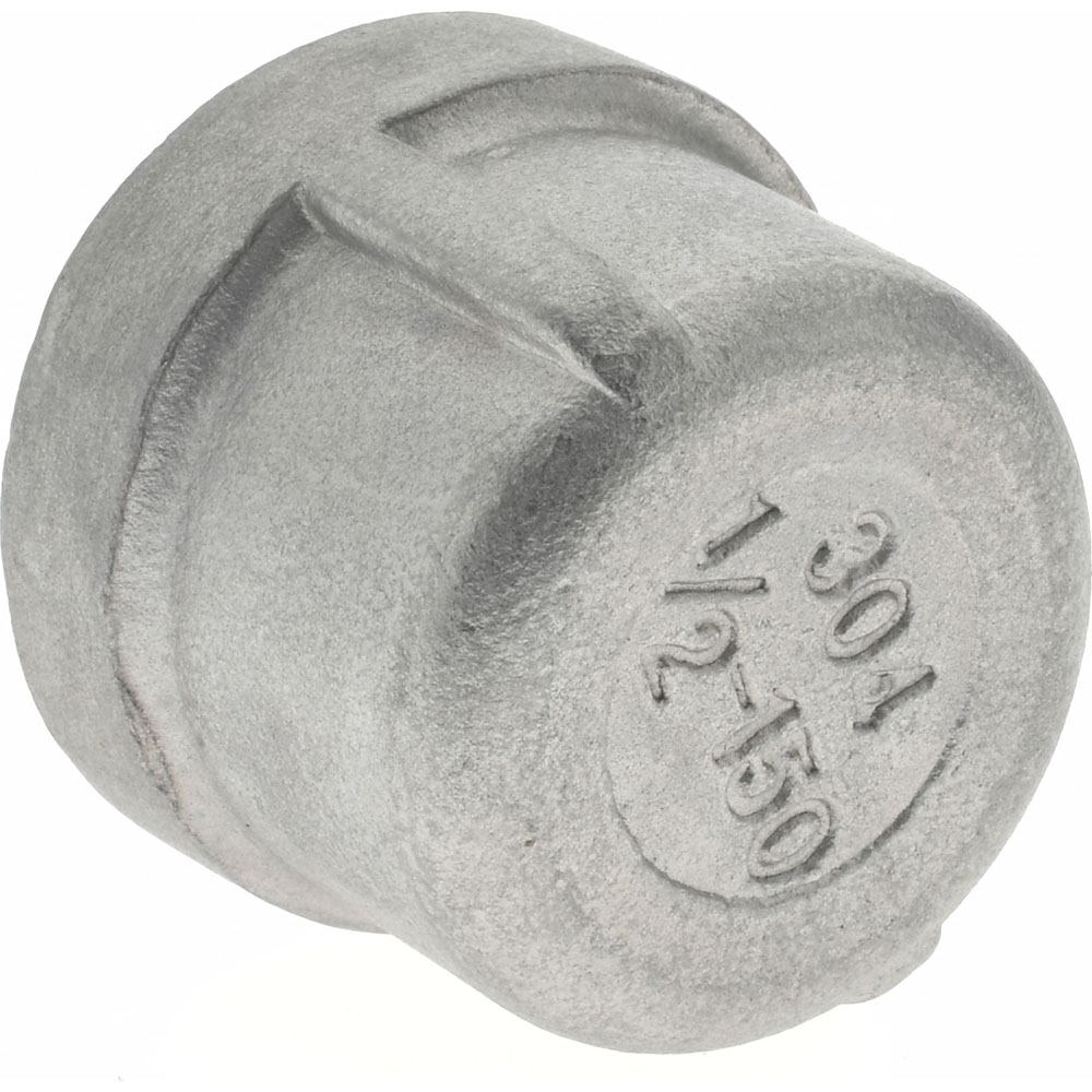 Value Collection - Pipe End Cap: 1/2", 304 Stainless Steel | MSC Direct
