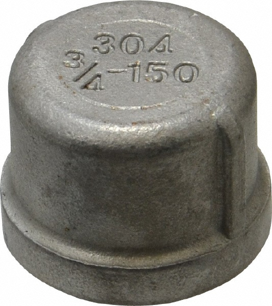 Value Collection - 3/4" 304 Stainless Steel Pipe End Cap - 36900686 ...