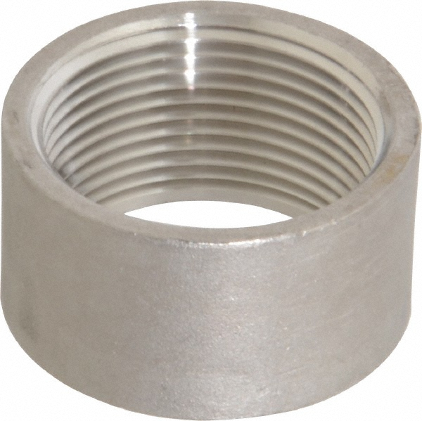 Merit Brass - 1-1/4" 316 Stainless Steel Pipe Half Coupling - 36901635 ...