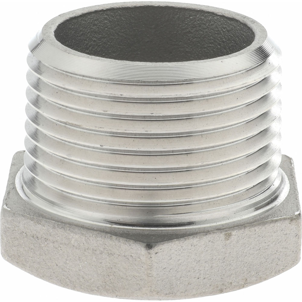 Merit Brass - Pipe Hex Plug: 1", 316 Stainless Steel | MSC Direct