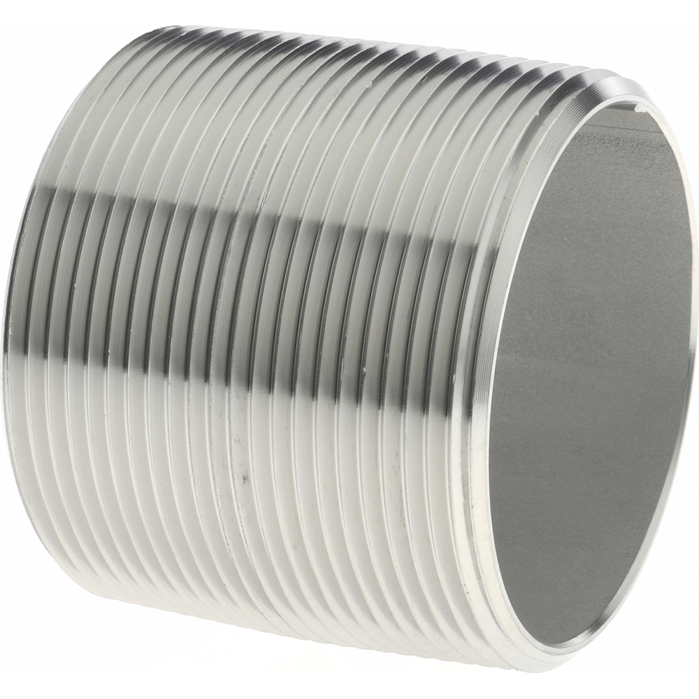 Merit Brass - Stainless Steel Pipe Nipple: 2" Pipe, Grade 316 & 316L ...