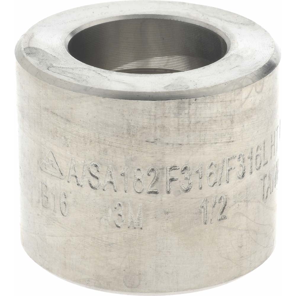 Merit Brass - Pipe Half Coupling: 1/2", 316 & 316L Stainless Steel ...