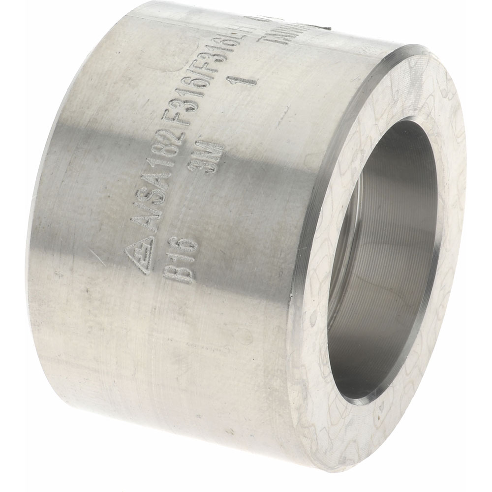 Merit Brass - Pipe Half Coupling: 1", 316 & 316L Stainless Steel | MSC ...