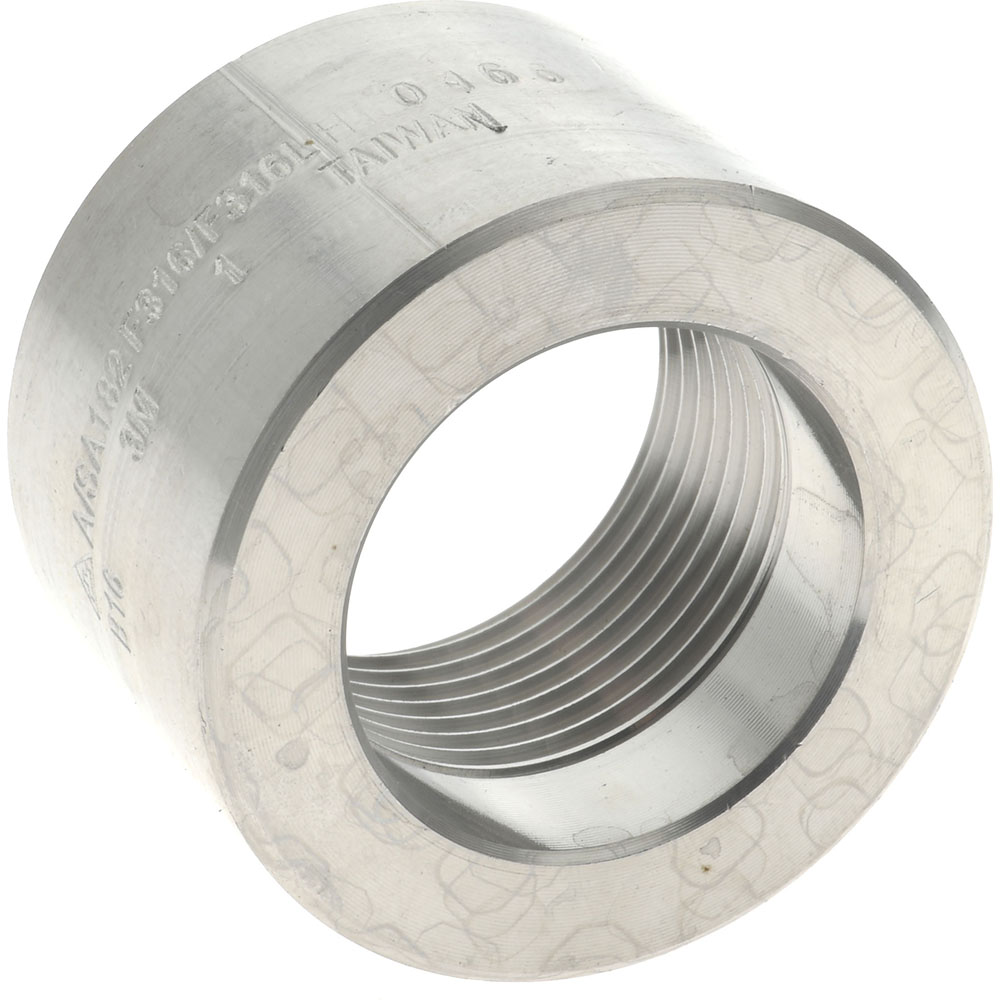 Merit Brass - Pipe Half Coupling: 1", 316 & 316L Stainless Steel | MSC ...