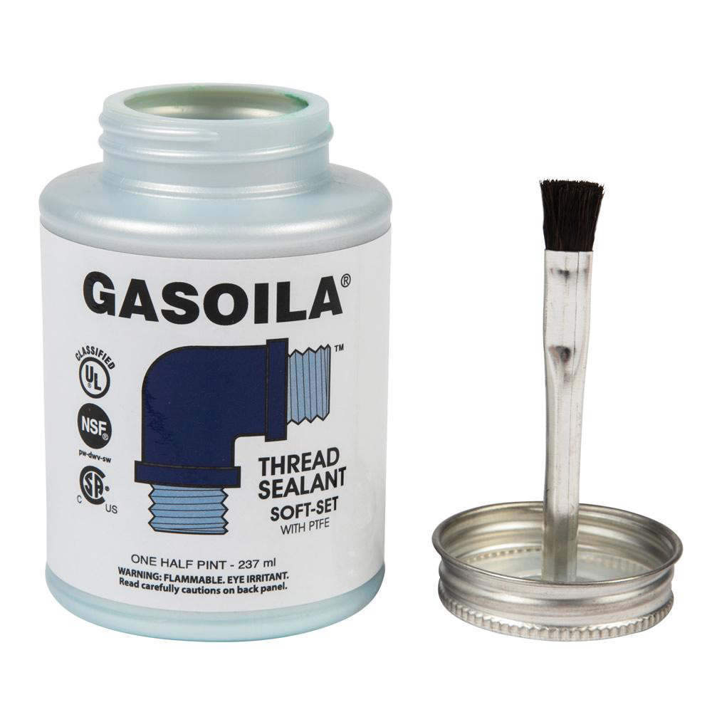 Gasoila - Pipe Thread Sealant: Blue & Green, 1/2 pt Can | MSC Direct