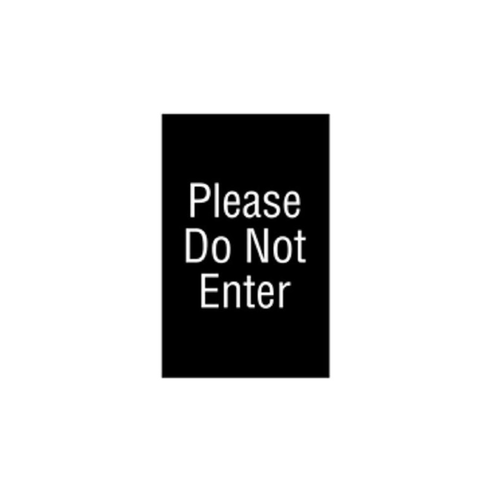 Xpress PRO - Direction & Location Sign: Rectangle, DO NOT ENTER, Do Not ...