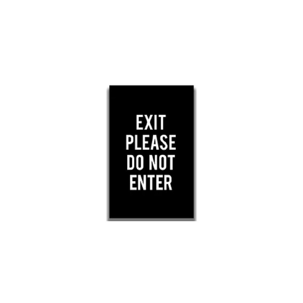 Xpress PRO - Direction & Location Sign: Rectangle, DO NOT ENTER & Exit ...