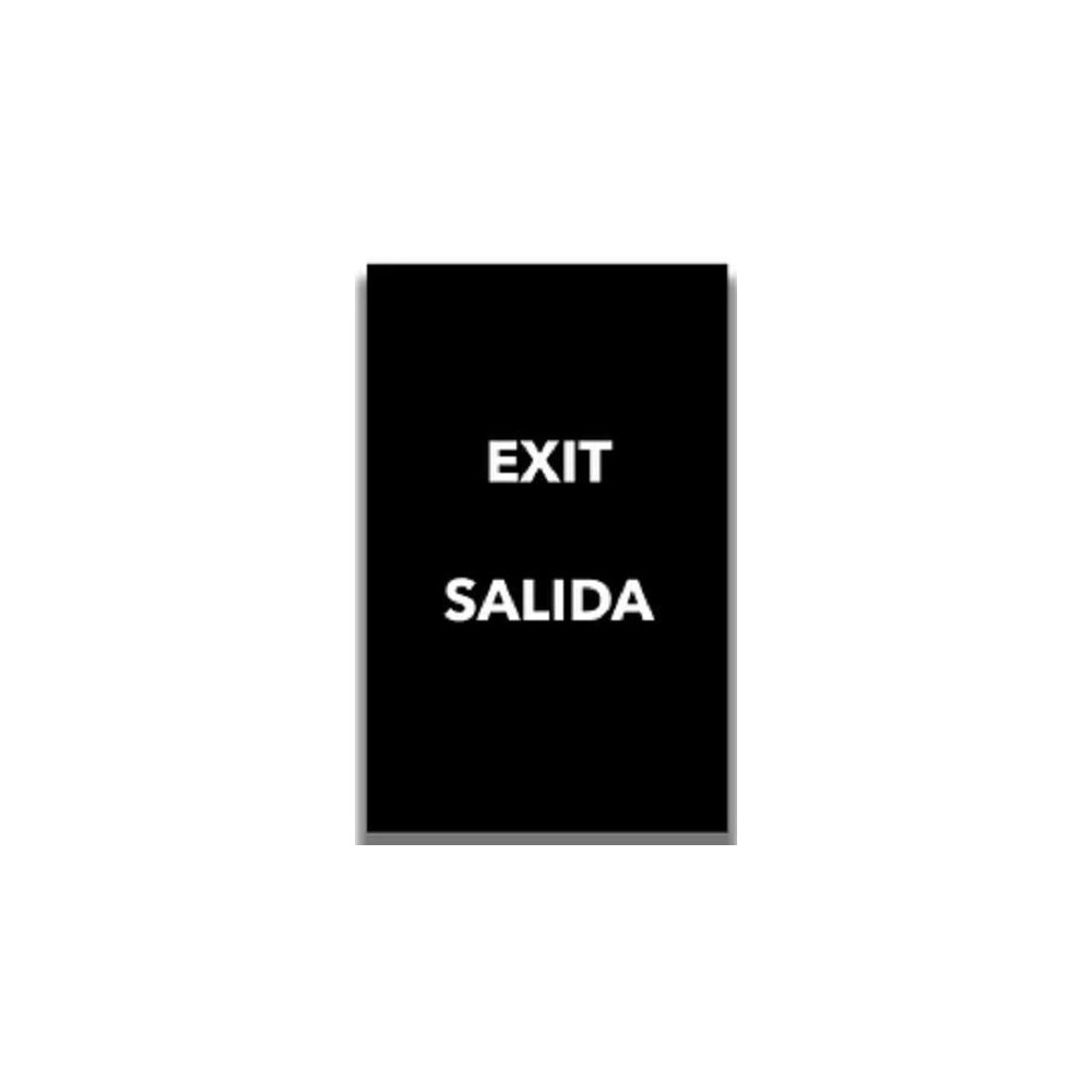 Xpress PRO - Direction & Location Sign: Rectangle, Exit & Salida, Exit ...