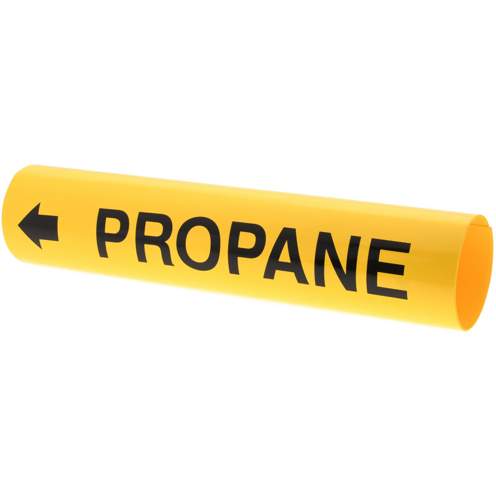 Made in USA - Pipe Marker with Propane Legend and Arrow Graphic | MSC ...