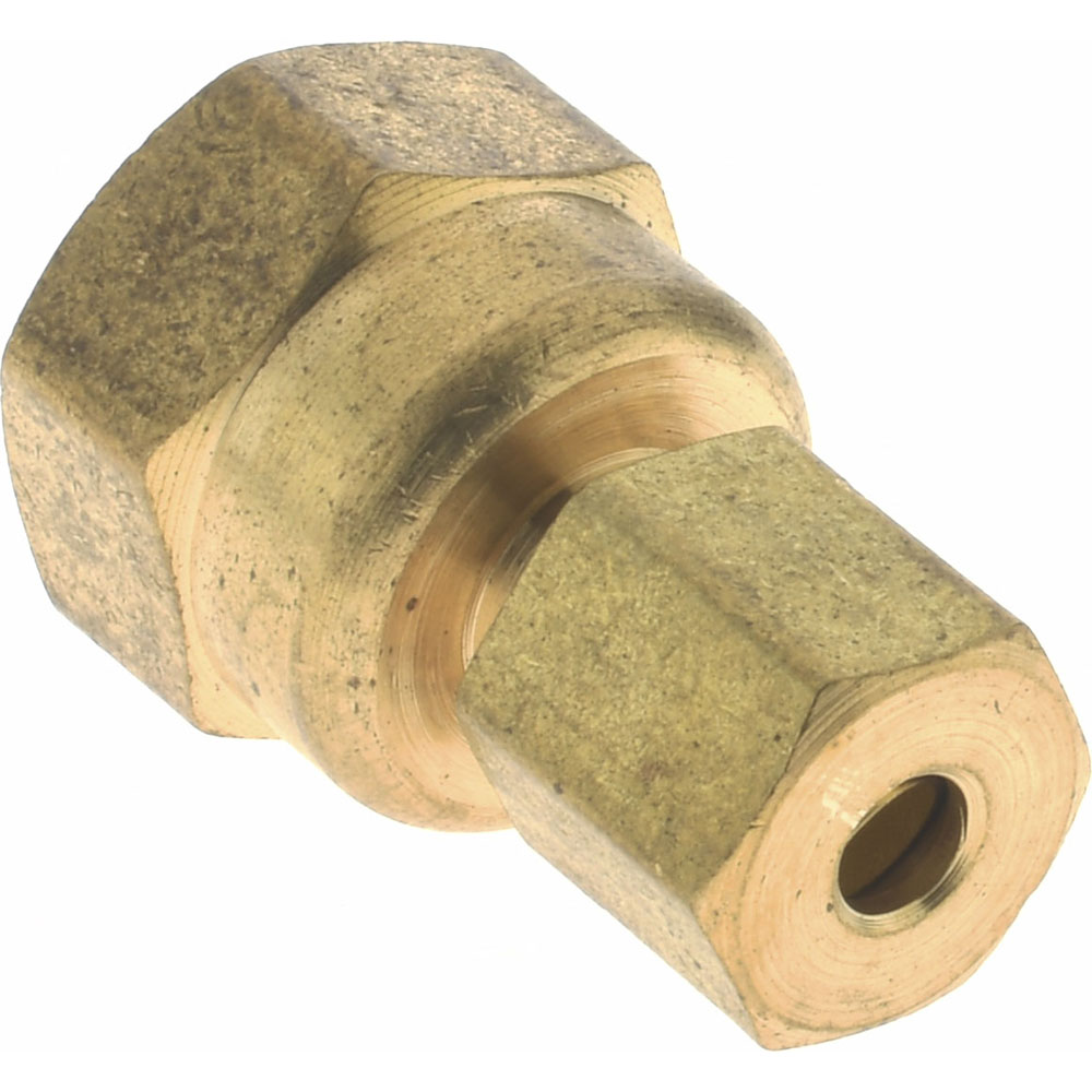 CerroBrass - 1/8" Tube OD x 1/8 Thread Brass Compression Tube Female ...