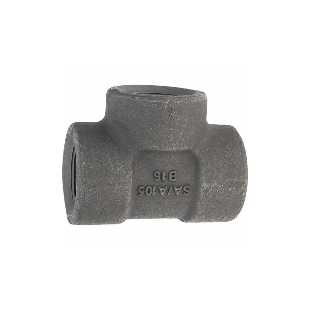 Anvil - Black Tee: 1-1/4", Threaded | MSC Direct