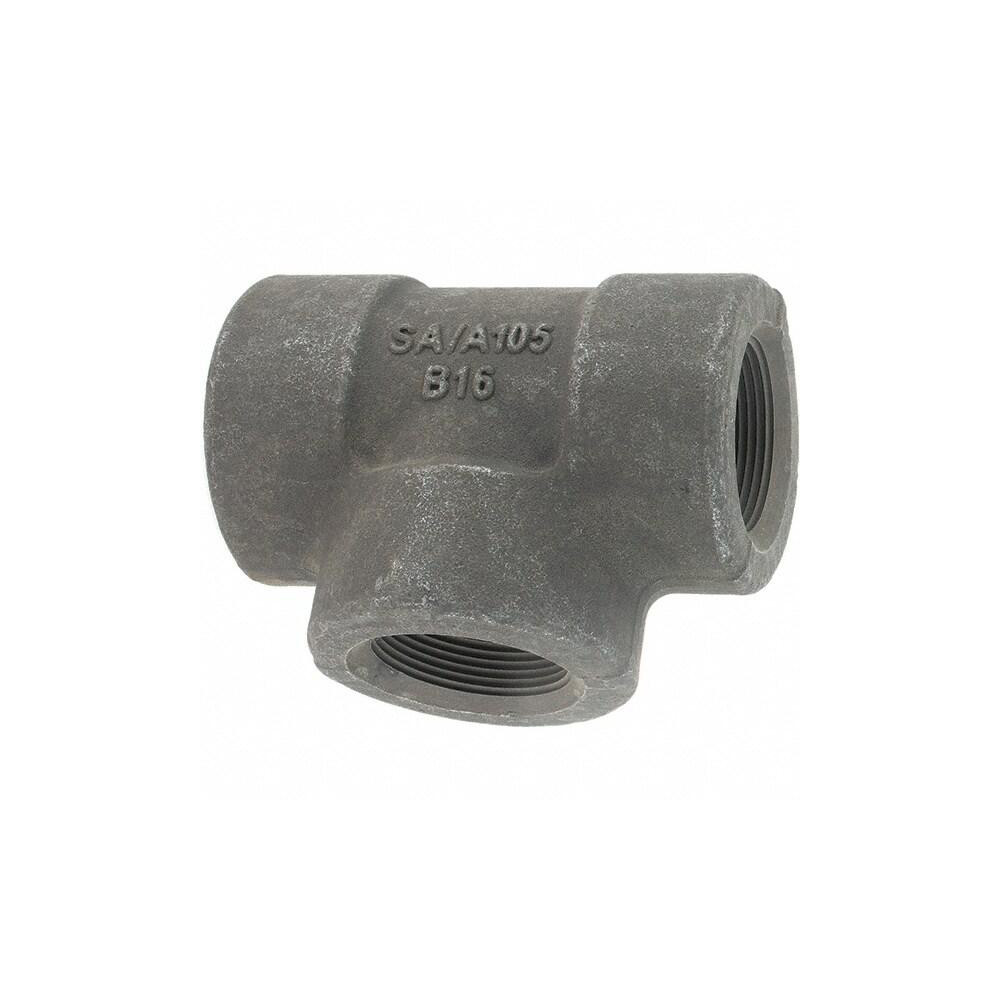 Anvil - Black Tee: 1-1/2", Threaded | MSC Direct