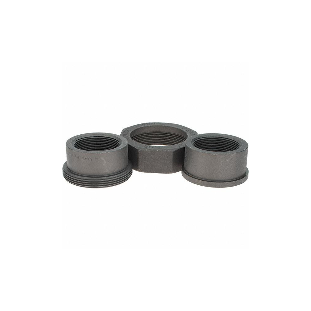Anvil - Black Pipe Fittings: Fitting Type: Union; Fitting Size: 2"; End ...