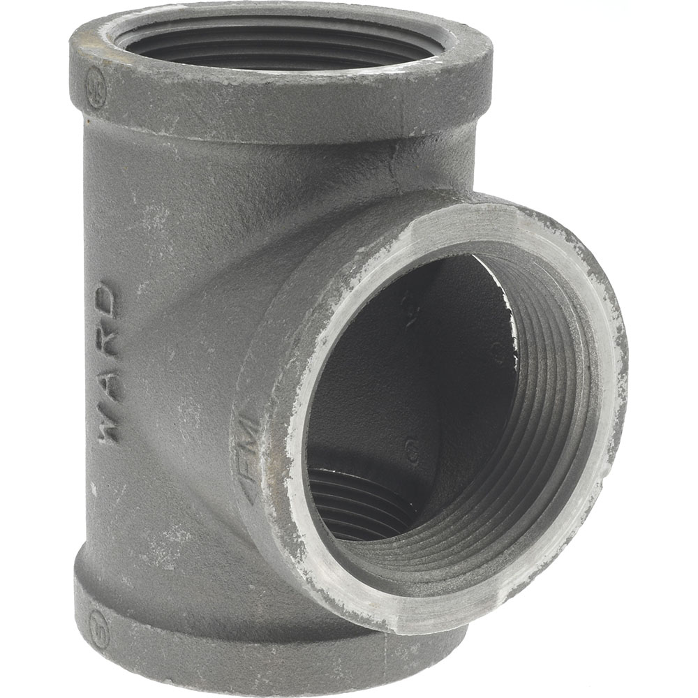 Value Collection - Black Tee: 2-1/2", Threaded | MSC Direct