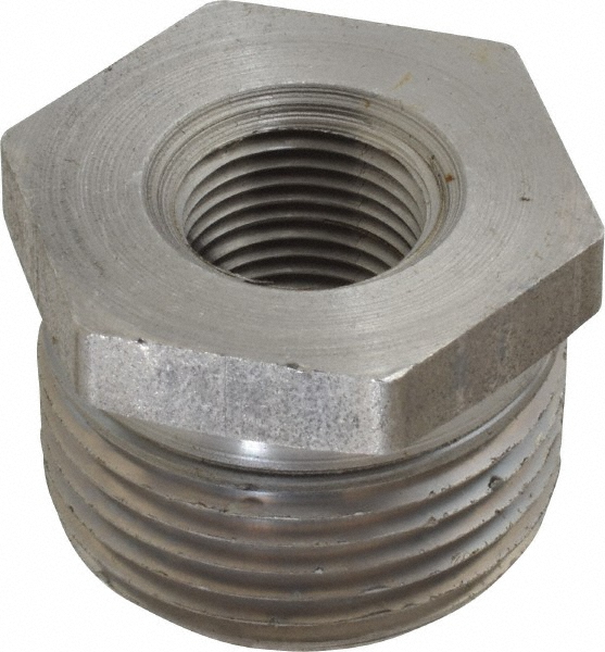 Made in USA - Size 1 x 3/8", Class 150, Steel Black Pipe Hex Bushing ...