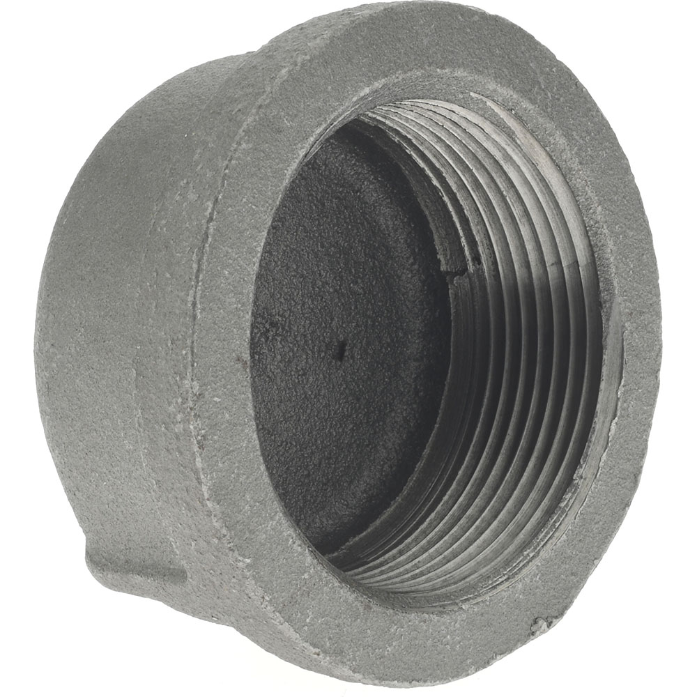 Value Collection - Black End Cap: 2-1/2", Threaded | MSC Direct