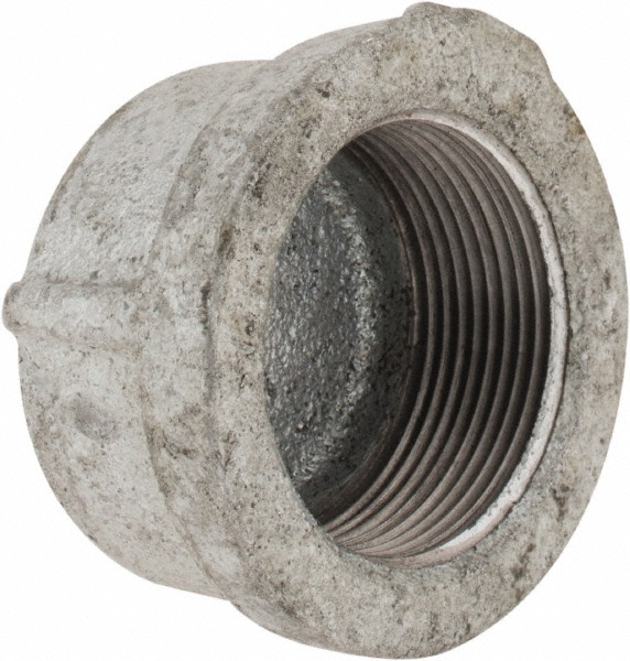 Value Collection - 1-1/2" Galvanized Malleable Iron Pipe End Cap ...