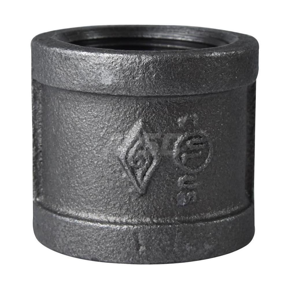 Value Collection - Black Coupling: 1-1/4", Threaded | MSC Industrial ...