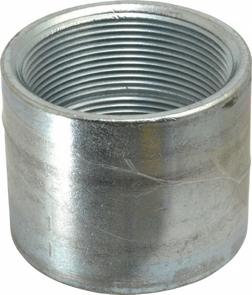 Made in USA - 3" Galvanized Malleable Iron Pipe Coupling - 36995181 ...